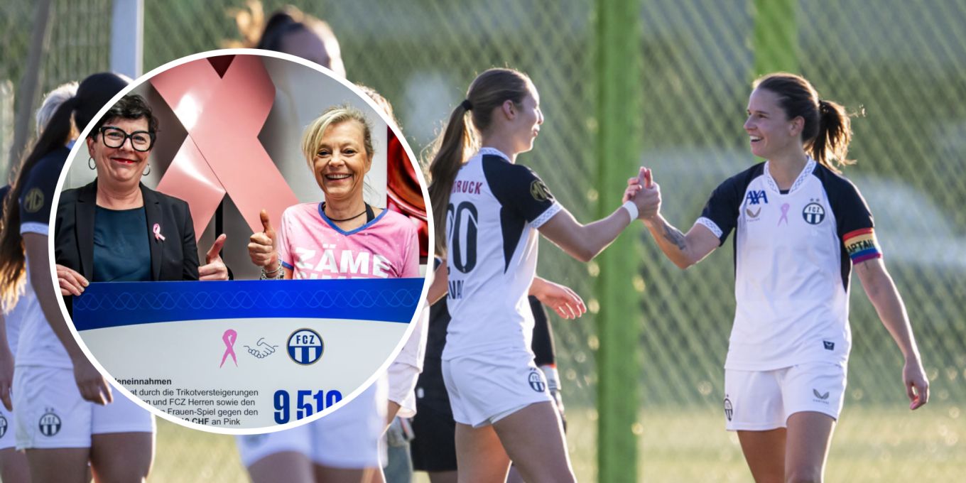FC Zürich spendet 9510 Franken an «Pink Ribbon Schweiz» | Nau.ch