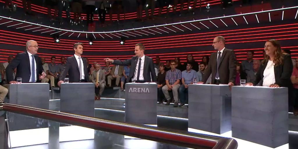 SRF Arena zum neuen Mediengesetz