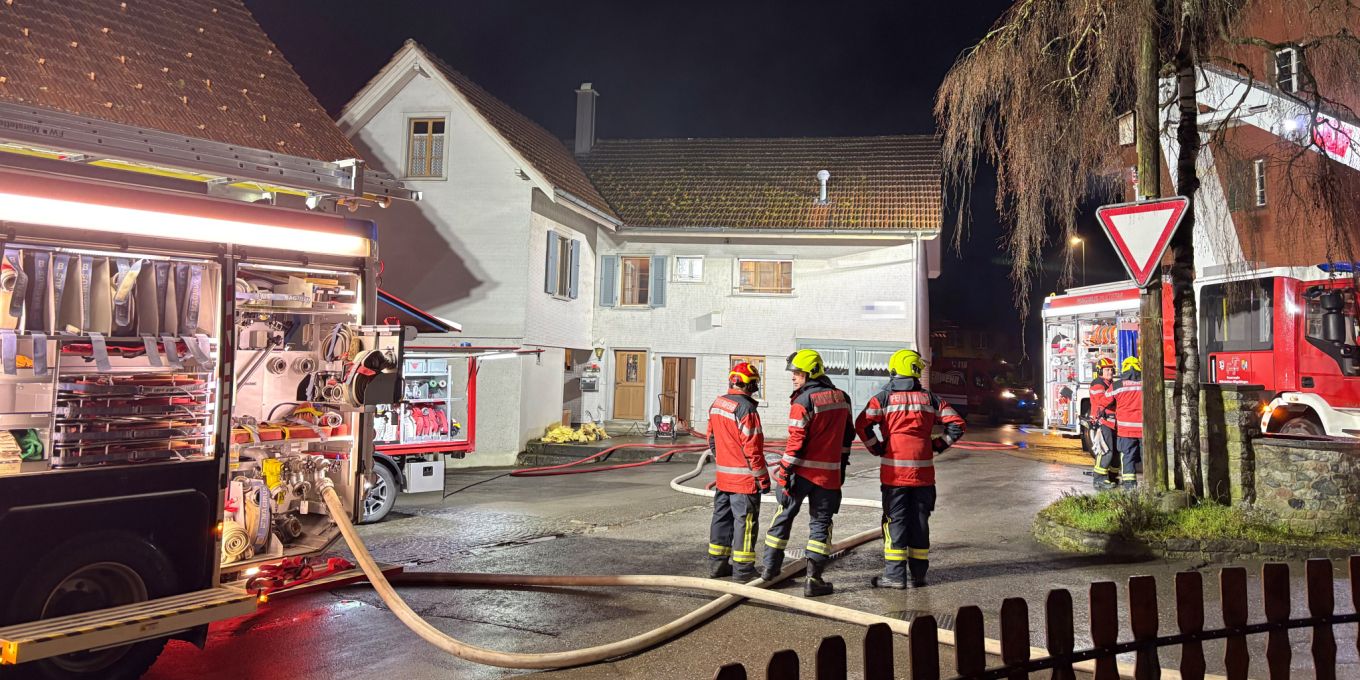 Wagerswil TG: Mottbrand im Wohnhaus rasch gelöscht | Nau.ch