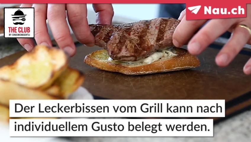 Schnitzelbrot vom Grill