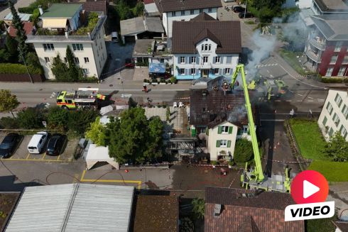 Brand in Bern: Rauch war kilometerweit zu riechen | Nau.ch