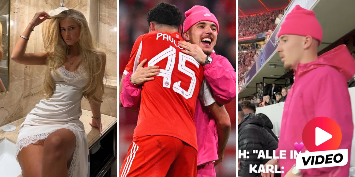 FC Bayern: Wirbel um Pink-Outfit von Bayern-Juwel Lennart Karl (18 ...