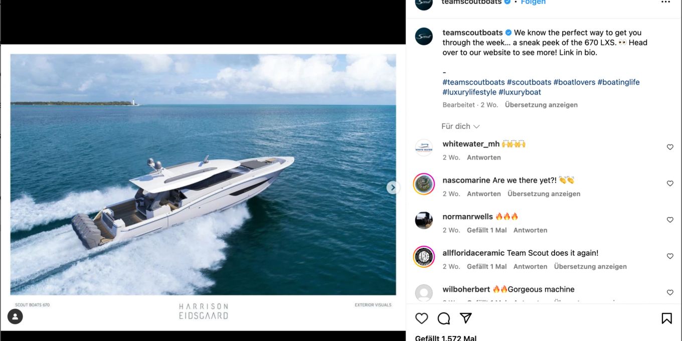 «Scout 670 LX»-Serie: Exklusive Jacht-Neuheit erwartet | Nau Luxury
