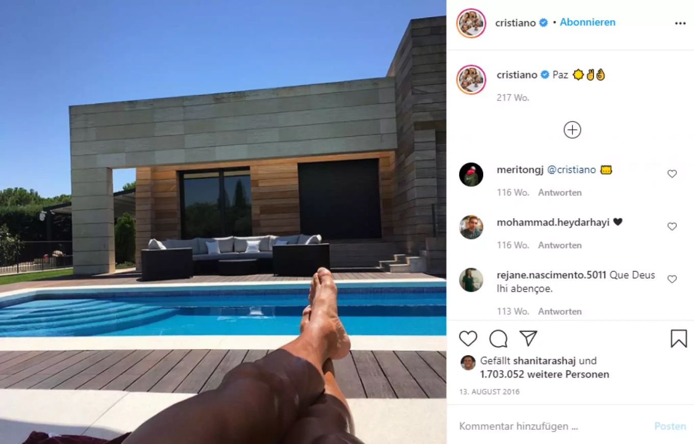 Cristiano Ronaldo: In diesen Traum-Villen lebte der Superstar | Nau.ch