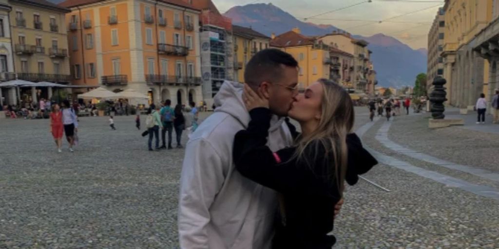 Loco Escrito mit seiner neuen Freundin auf den Swiss Music Awards