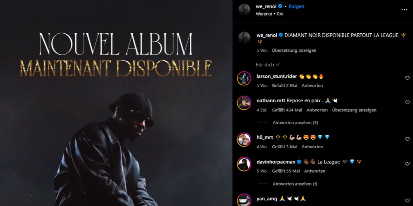 Trauer um Werenoi (†31): Todesursache des Rappers unklar | Nau.ch