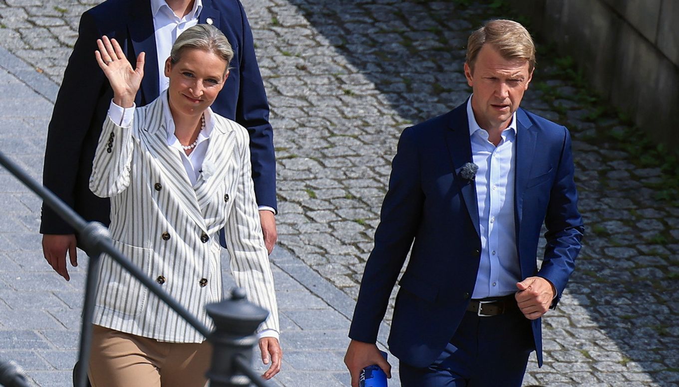 Alice Weidel: Demonstranten crashen Interview im TV | Nau.ch