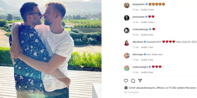 Jochen Schropp zeigt seltenes Foto mit Partner Norman | Nau.ch