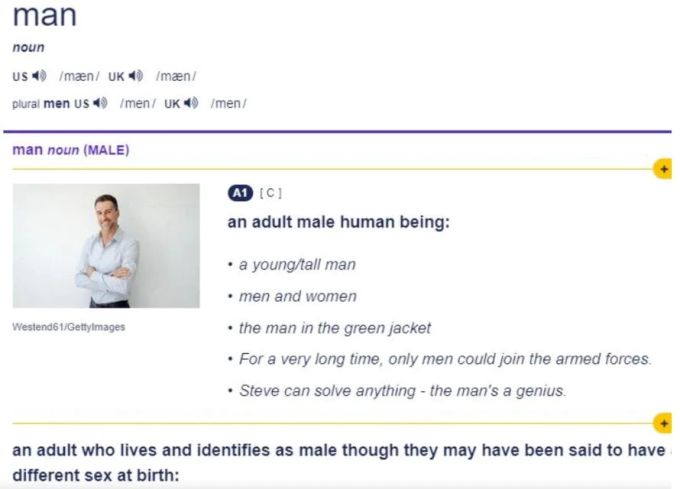 Cambridge Dictionary ändert Definition von «Mann» und «Frau» | Nau.ch