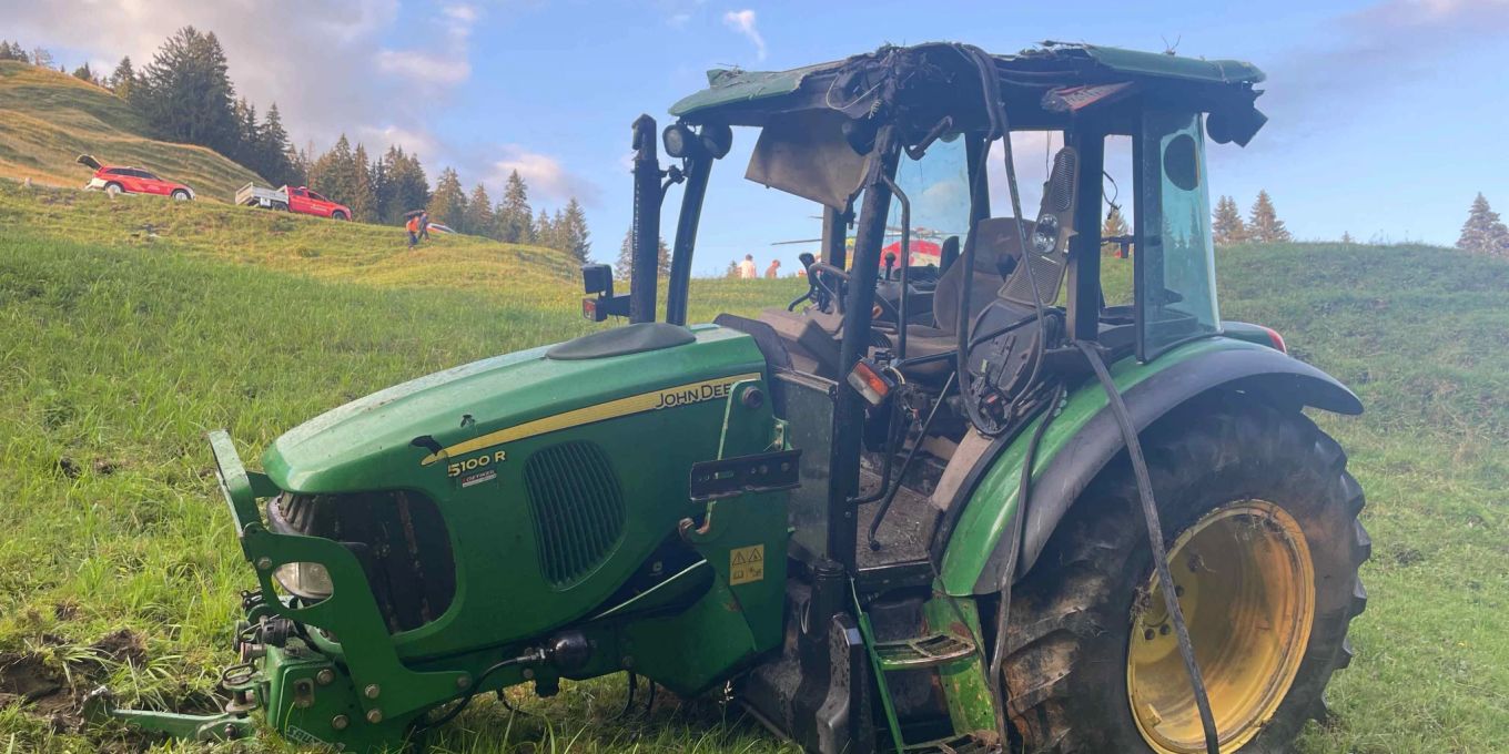 Siebnen SZ: Mann (33) bei Unfall mit Traktor erheblich verletzt | Nau.ch