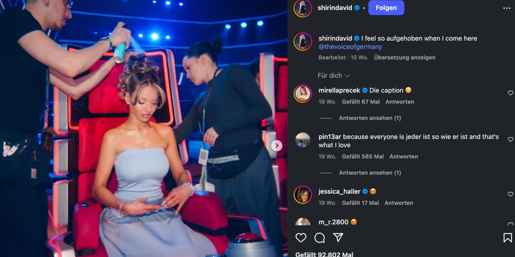Shirin David begeistert mit Harry-Potter-Magie bei «The Voice» | Nau.ch