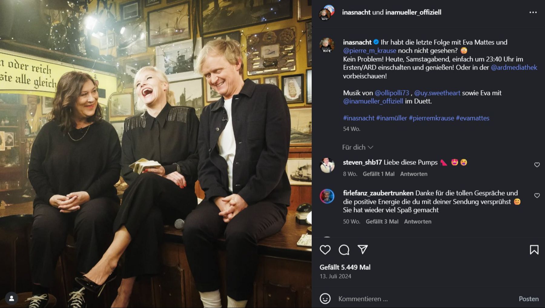 Ina Müller feiert 60. Geburtstag | Nau.ch