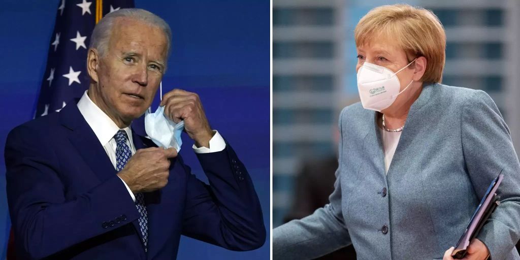 Merkel telefoniert erstmals seit Wahlsieg mit Biden