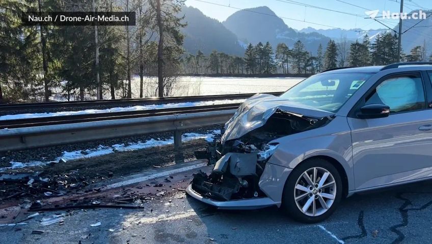 Schiers GR: Vier Verletzte bei Verkehrsunfall auf der A28