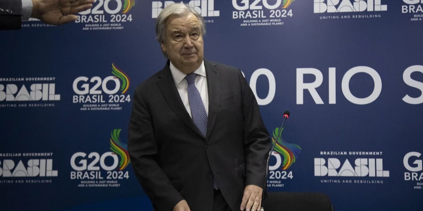 Guterres nimmt G20-Staaten vor Gipfel in Rio in die Pflicht | Nau.ch