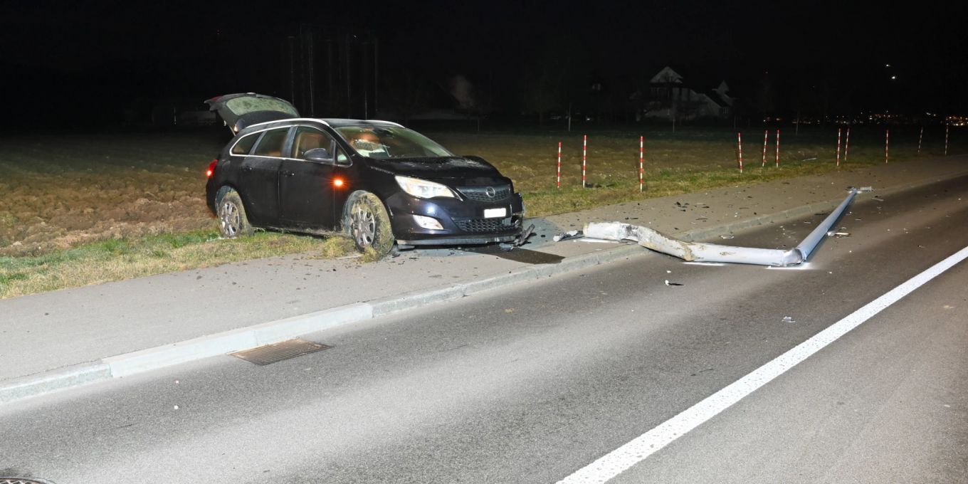 Autofahrer gerät in Inwil LU auf die Gegenfahrbahn | Nau.ch