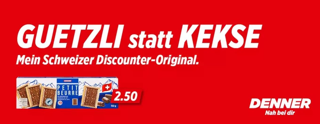 Guetzli statt Güezi: Denner-Kampagne brüskiert Berner – «Geht nicht ...