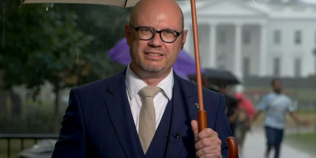 SRF: USA-Korrespondent kommt bei Live-Schalte in Unwetter