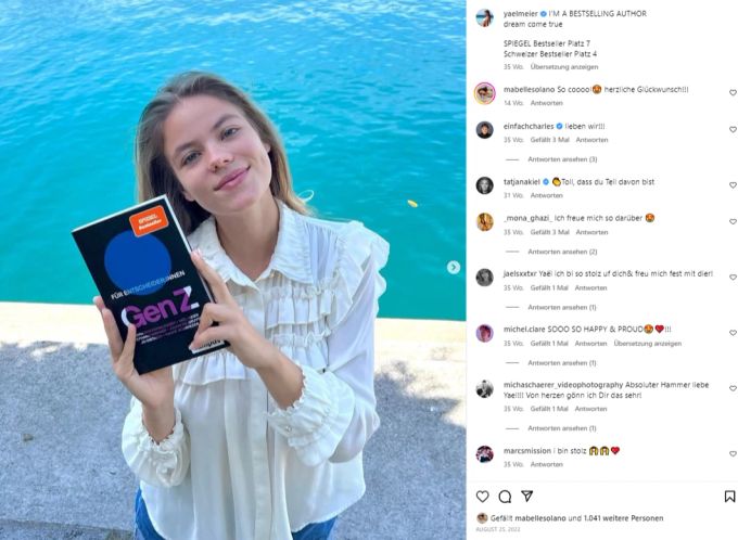 Gen-Z-Unternehmerin Yaël Meier erteilt Obama eine Absage | Nau.ch