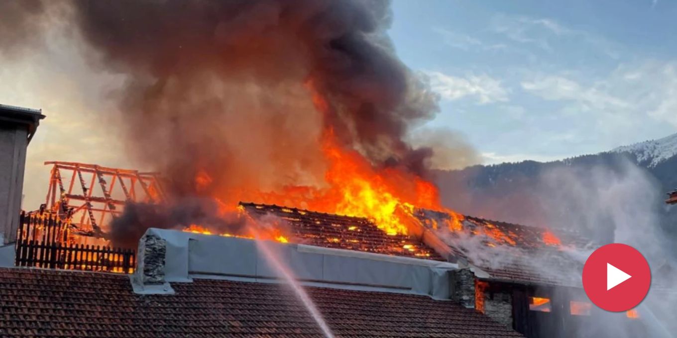 Domat/Ems GR: Vier Gebäude bei Brand abgebrannt oder beschädigt | Nau.ch