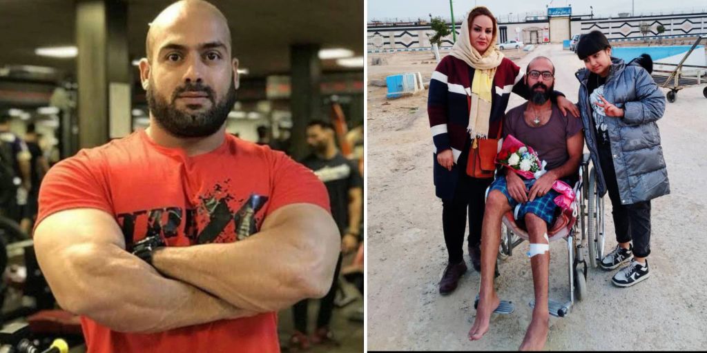 Iran-Bodybuilder nach Regime-Knast nicht mehr wiederzuerkennen