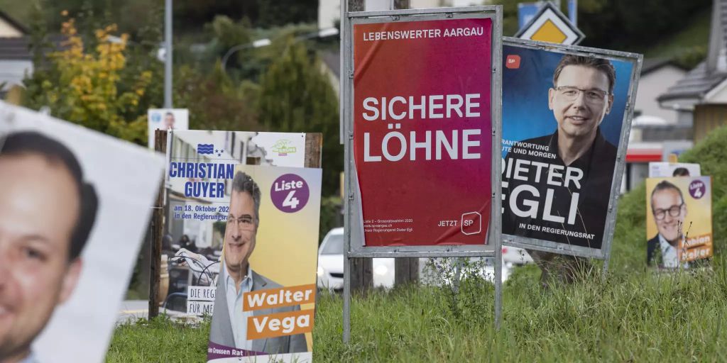 Aargauer GLP und Grüne gewinnen auf Kosten von SP, FDP und SVP