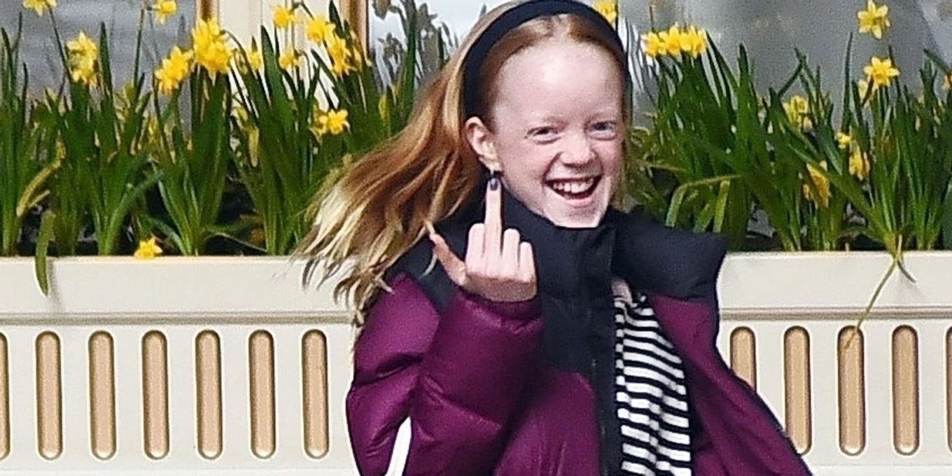 Schne Stinkefinger Zeigen Privat Ebenbild