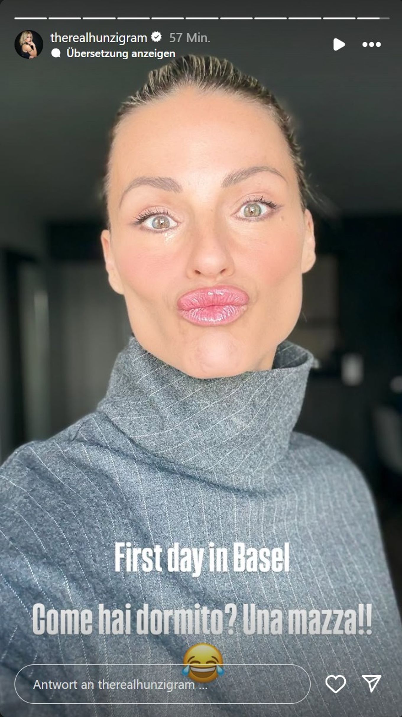 Für ESC-Abend: Michelle Hunziker macht sich fit – und zeigt Muckis | Nau.ch