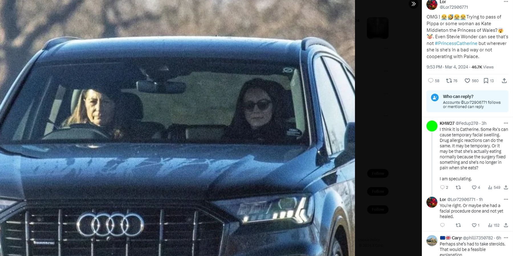 Kate Middleton: Onkel tönt ihren Gesundheitszustand an | Nau.ch