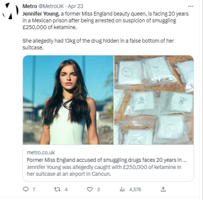 Ex-Miss-Kandidatin drohen 20 Jahre Knast in Mexiko | Nau.ch