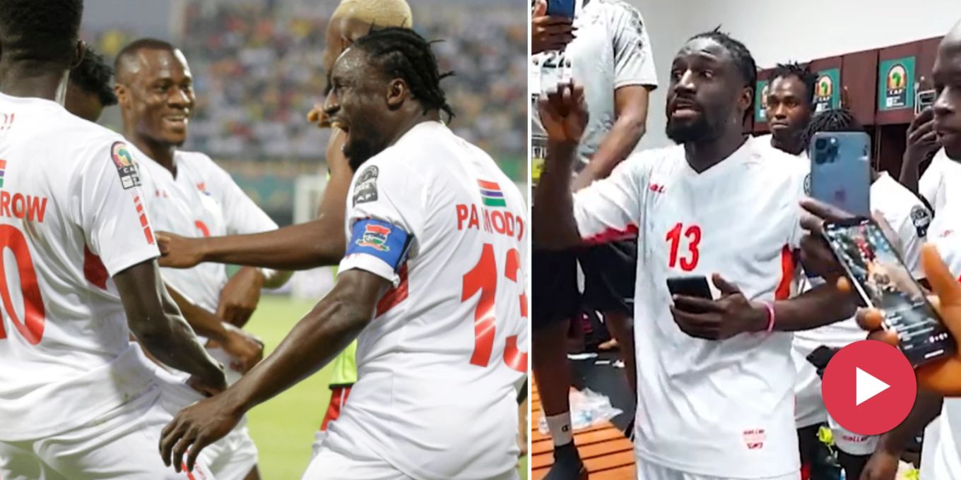 Pa Modou heizt Gambia-Stars in Garderobe an – jetzt im Viertelfinal ...
