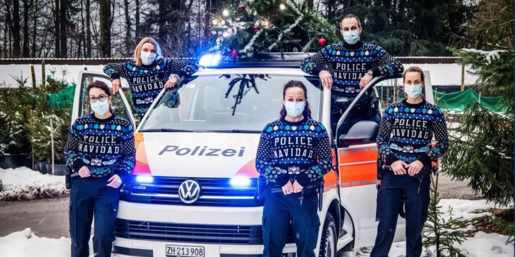 «Police Navidad»: Stadtpolizei Zürich mit ulkigem Weihnachts-Gag