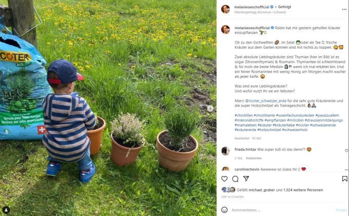 Jodlerin Melanie Oesch teilt neues Foto von Baby Eric! | Nau.ch