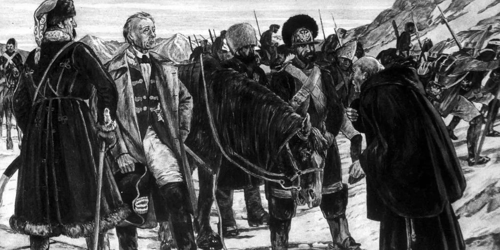 Vom dramatischen Feldzug des russischen Generals Suworow