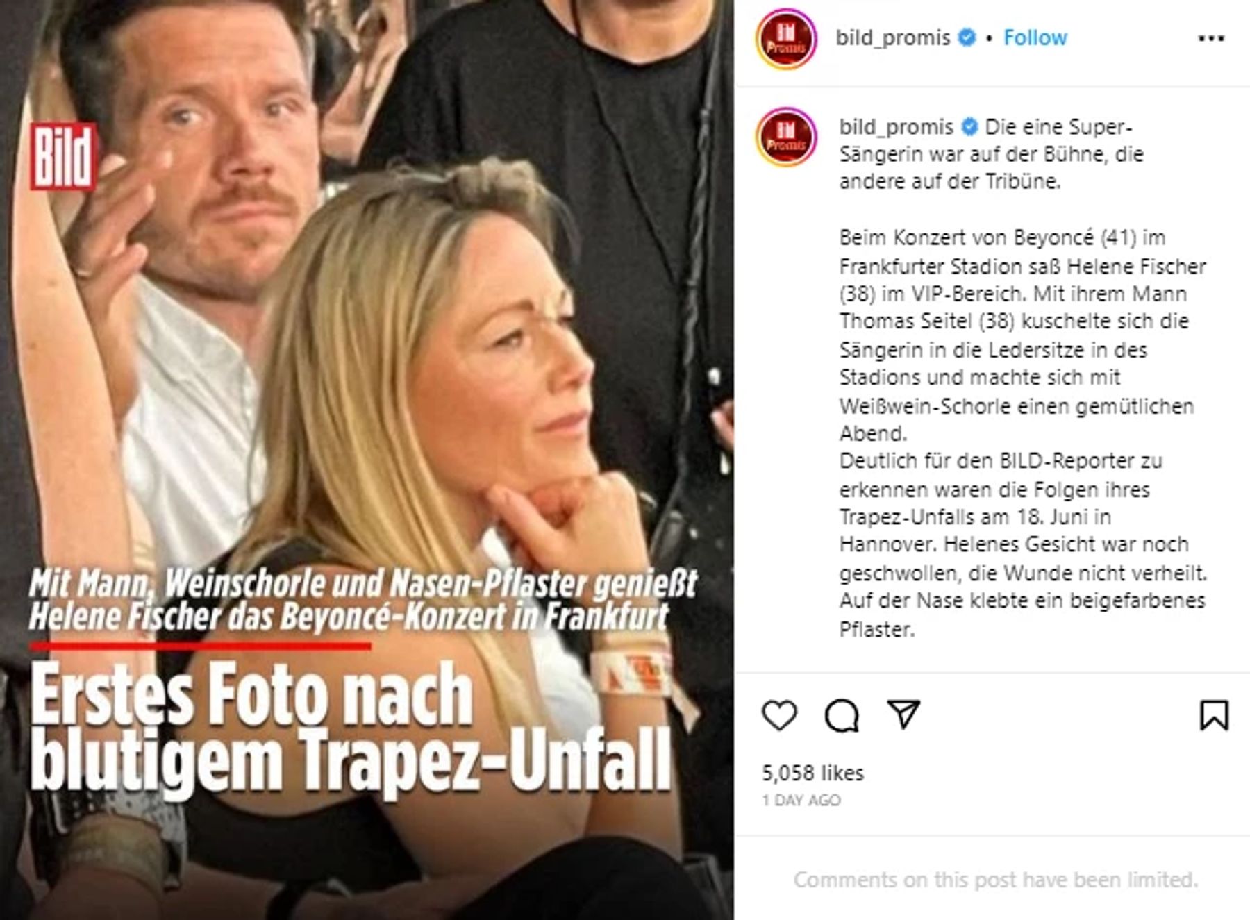 Erstes Foto von Helene Fischer nach Horror-Unfall aufgetaucht | Nau.ch