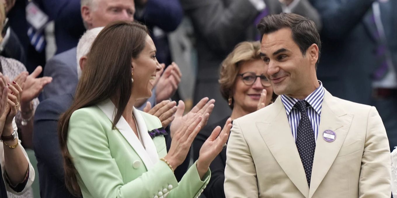 Roger Federer und Kate Middleton in Wimbledon vom Internet gefeiert ...