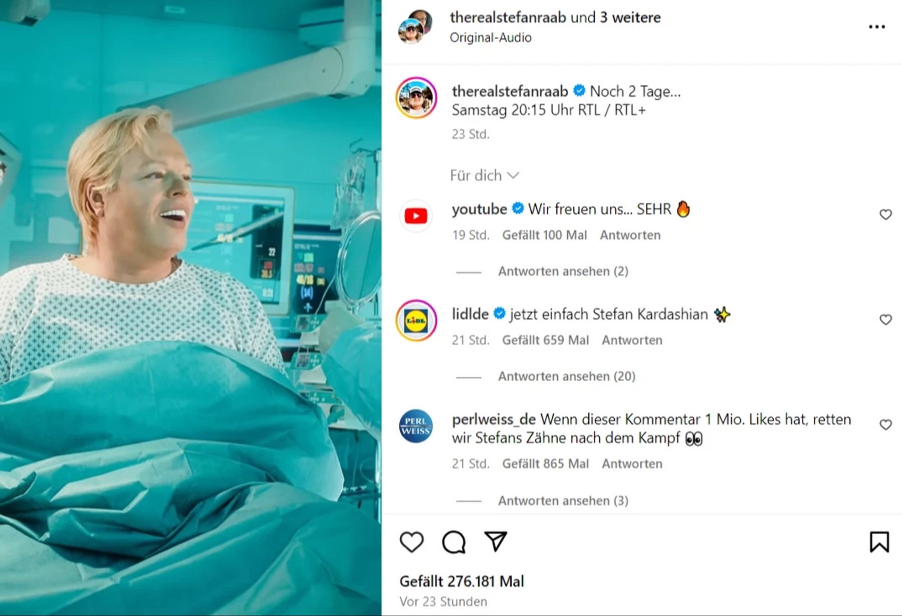 Vorm Show-Boxkampf: Stefan Raab zeigt sich mit neuem Look | Nau.ch