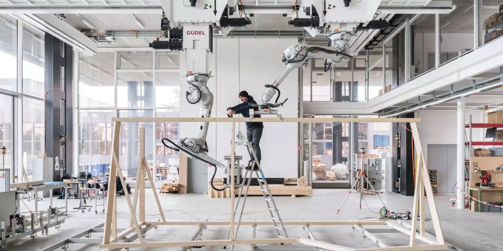 Roboter revolutionieren das Bauen mit Holz