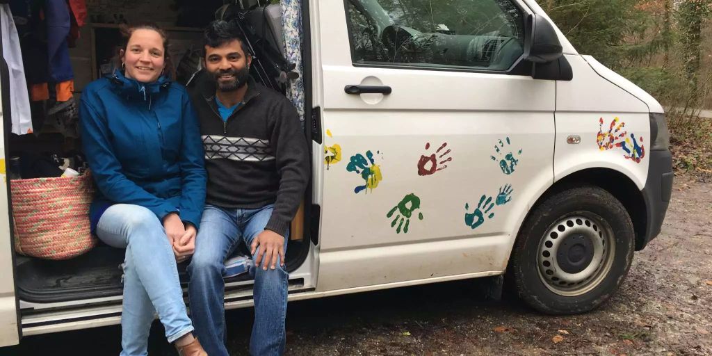 «Seit zwei Jahren leben wir in einem VW-Bus»