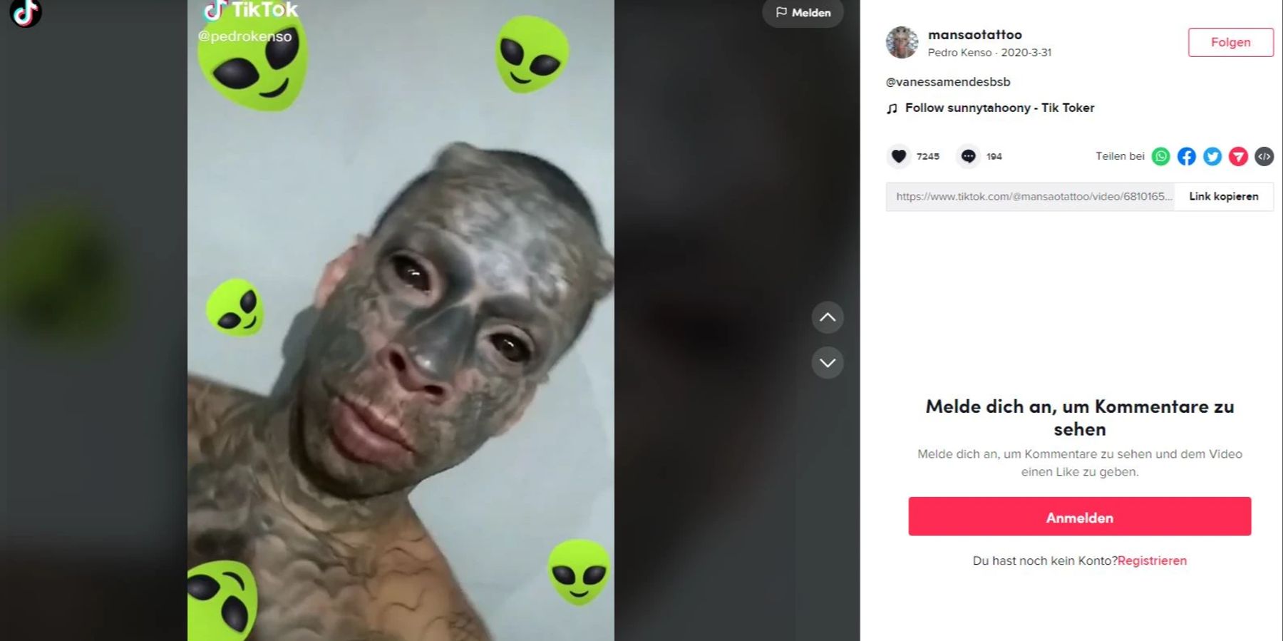 Tiktoker Pedro Kenso lässt sich Ohren abschneiden | Nau.ch