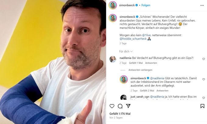 RTL-Moderator Simon Beeck: Mit Kratzer in die Notaufnahme | Nau.ch