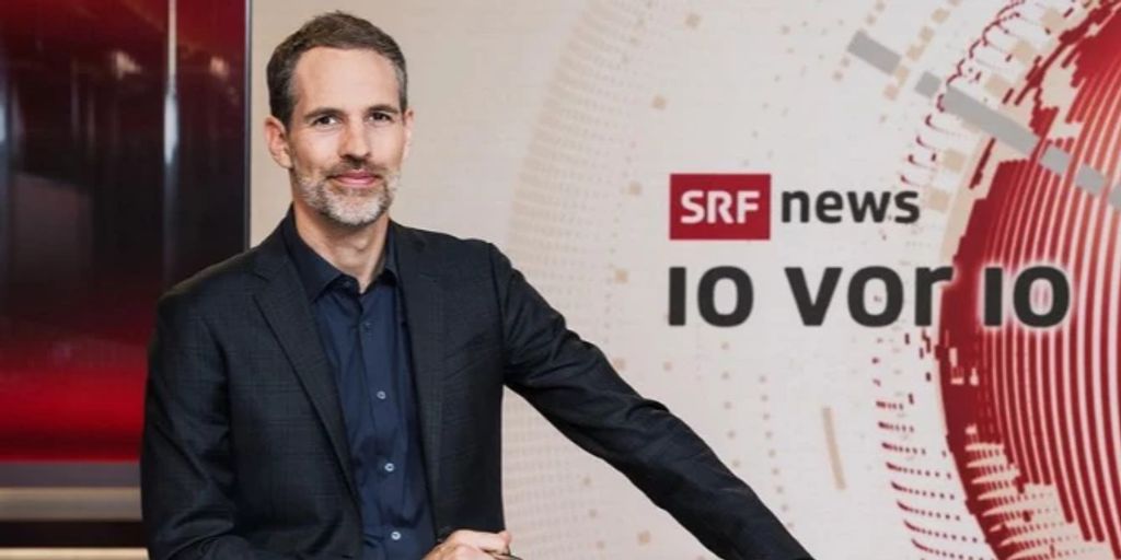 Arthur Honegger erklärt den «Tisch-Grill» im neuen SRF-Studio