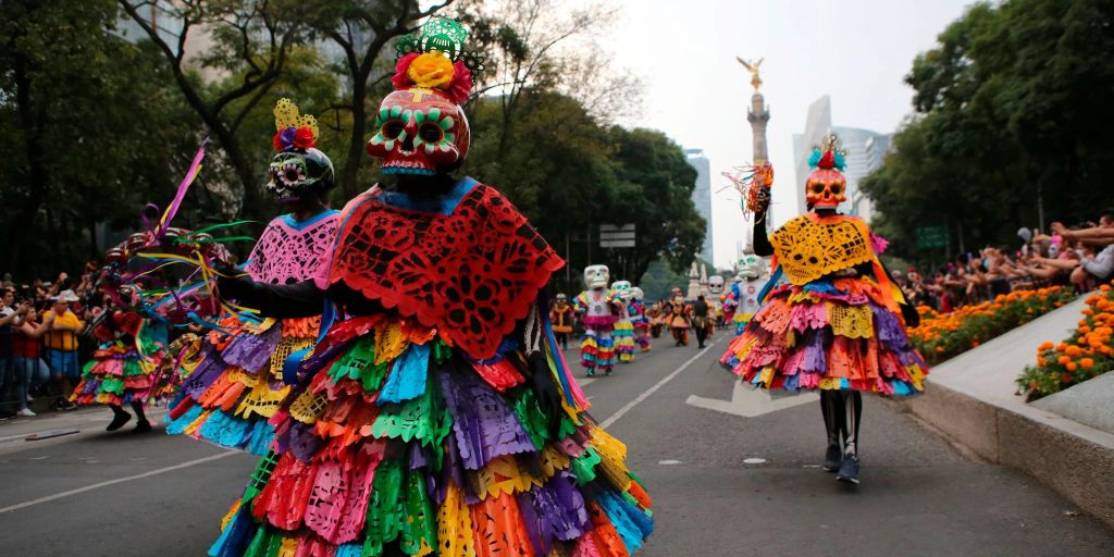 Totenschädel und Skelette: Mexiko feiert «Tag der Toten»