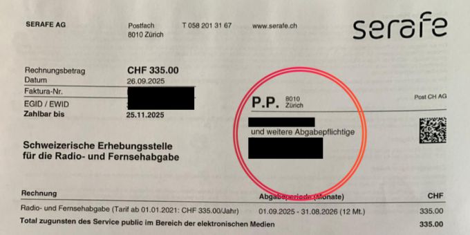 Serafe nennt Schweizer «weiterer Abgabepflichtiger» statt beim Namen ...