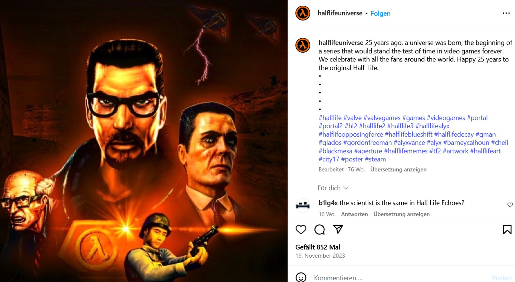 Half-Life 3: Spekulationen um Steam Machine Launch-Titel 2026 | Nau.ch