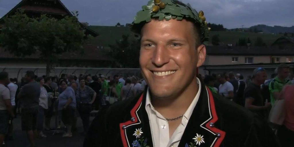 Brünig-Sieger Erich Fankhauser wird gefeiert