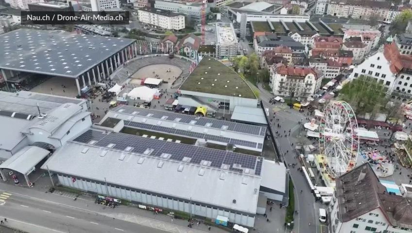 45. OFFA: So sieht die St. Galler-Frühlingsmesse von oben aus