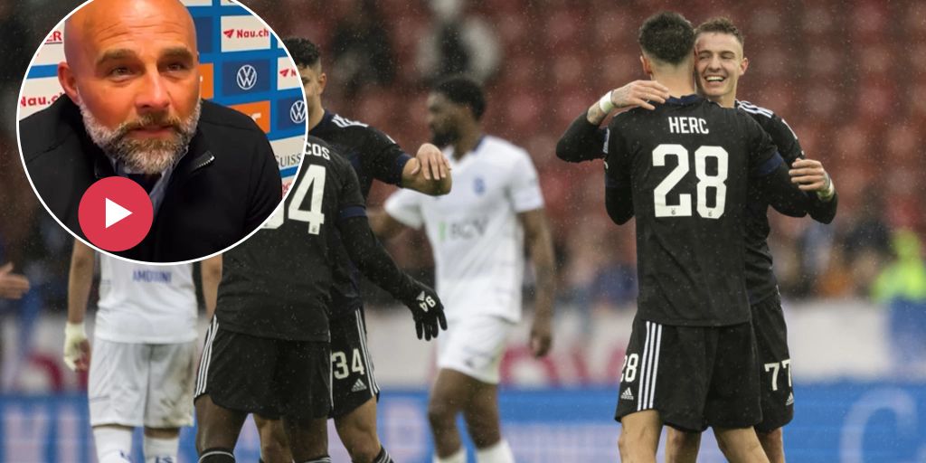 GC: Trainer Giorgio Contini nach Sieg gegen Lausanne erleichtert