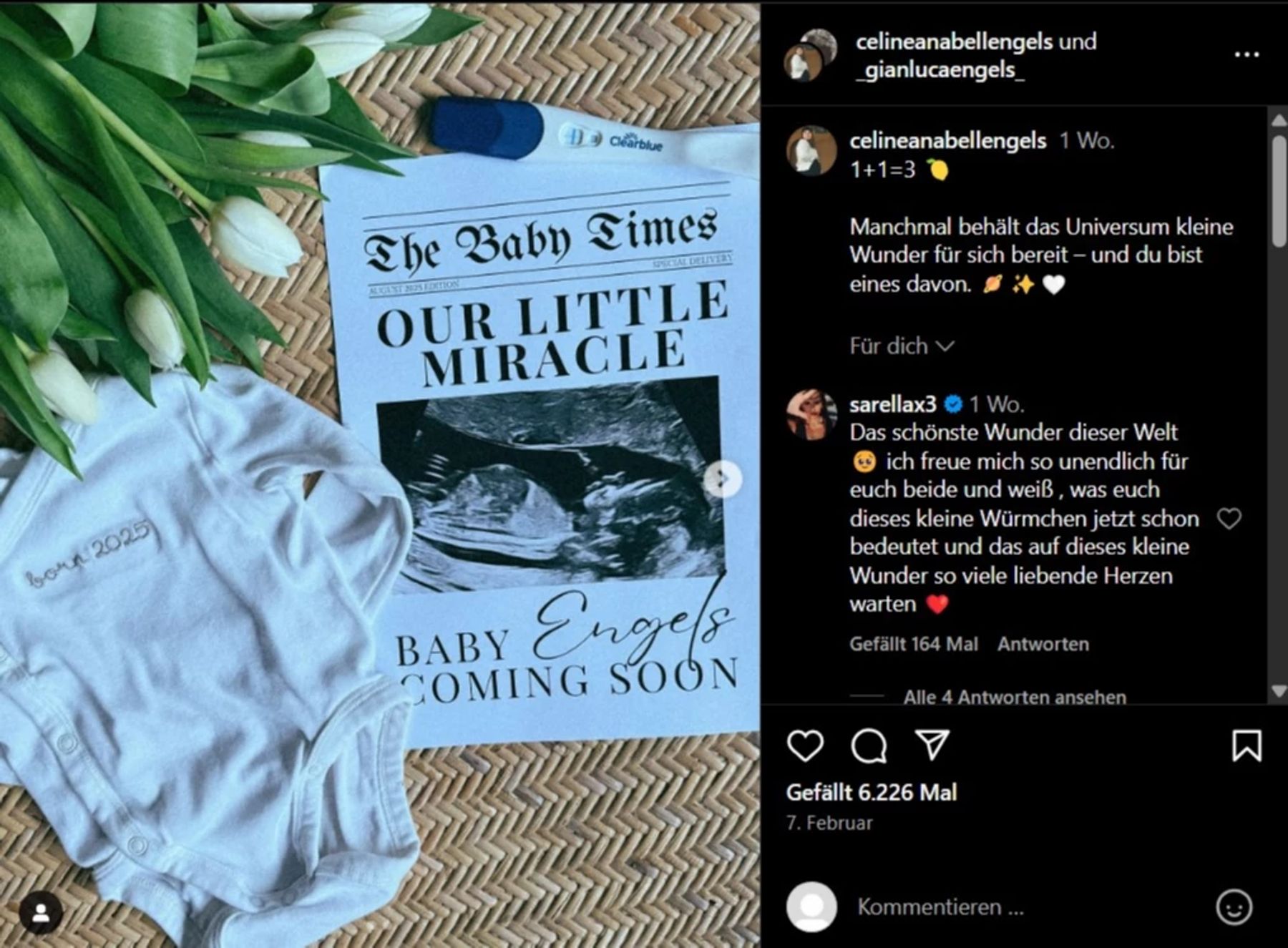 Sarah Engels wird Tante | Nau.ch