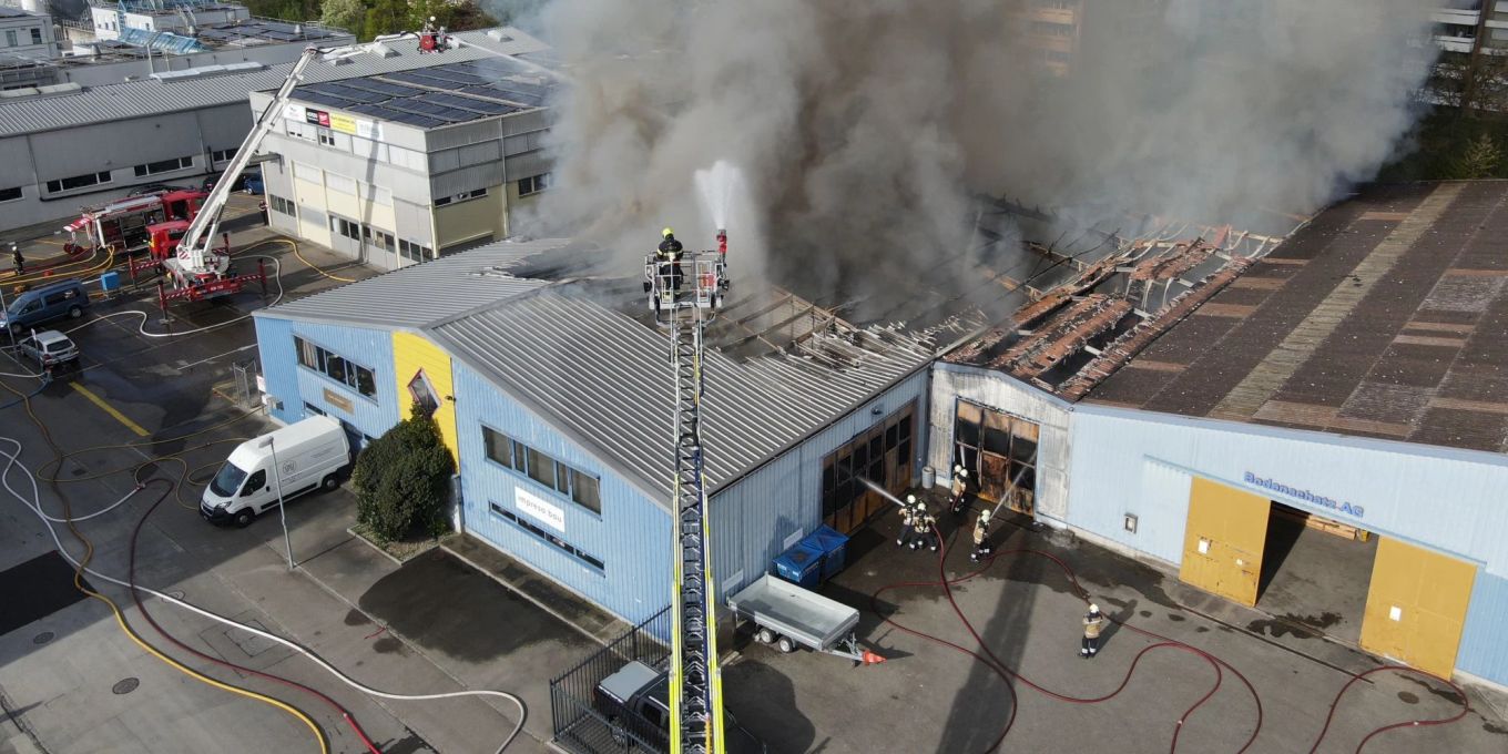 Therwil BL: Fasnachtswagen der «Daig-Affen» geht in Flammen auf | Nau.ch